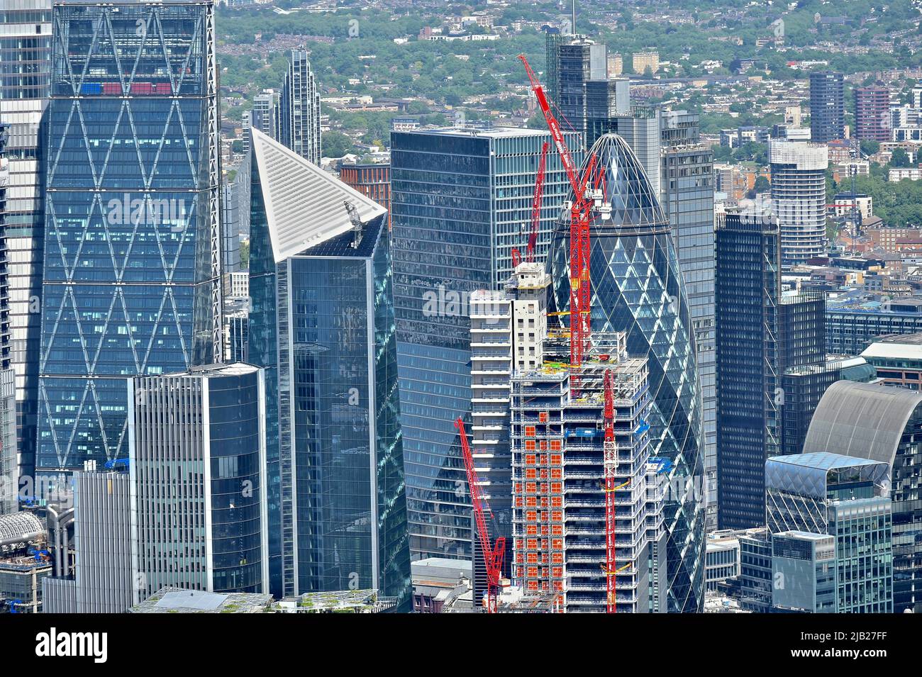 Modern Commercial buildings across london Stock Photo - Alamy