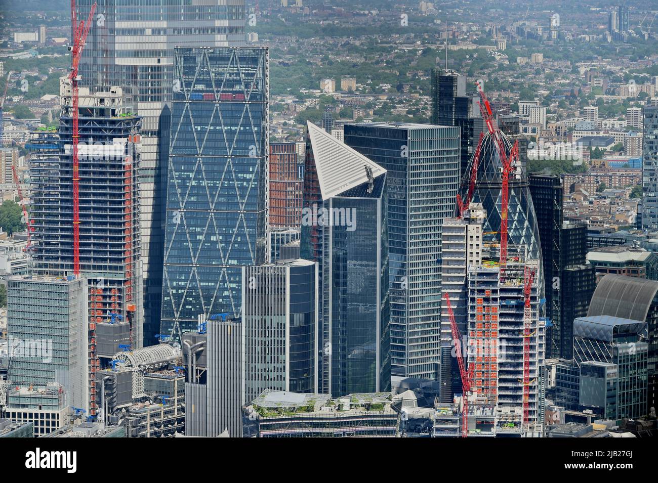 Modern Commercial buildings across london Stock Photo - Alamy