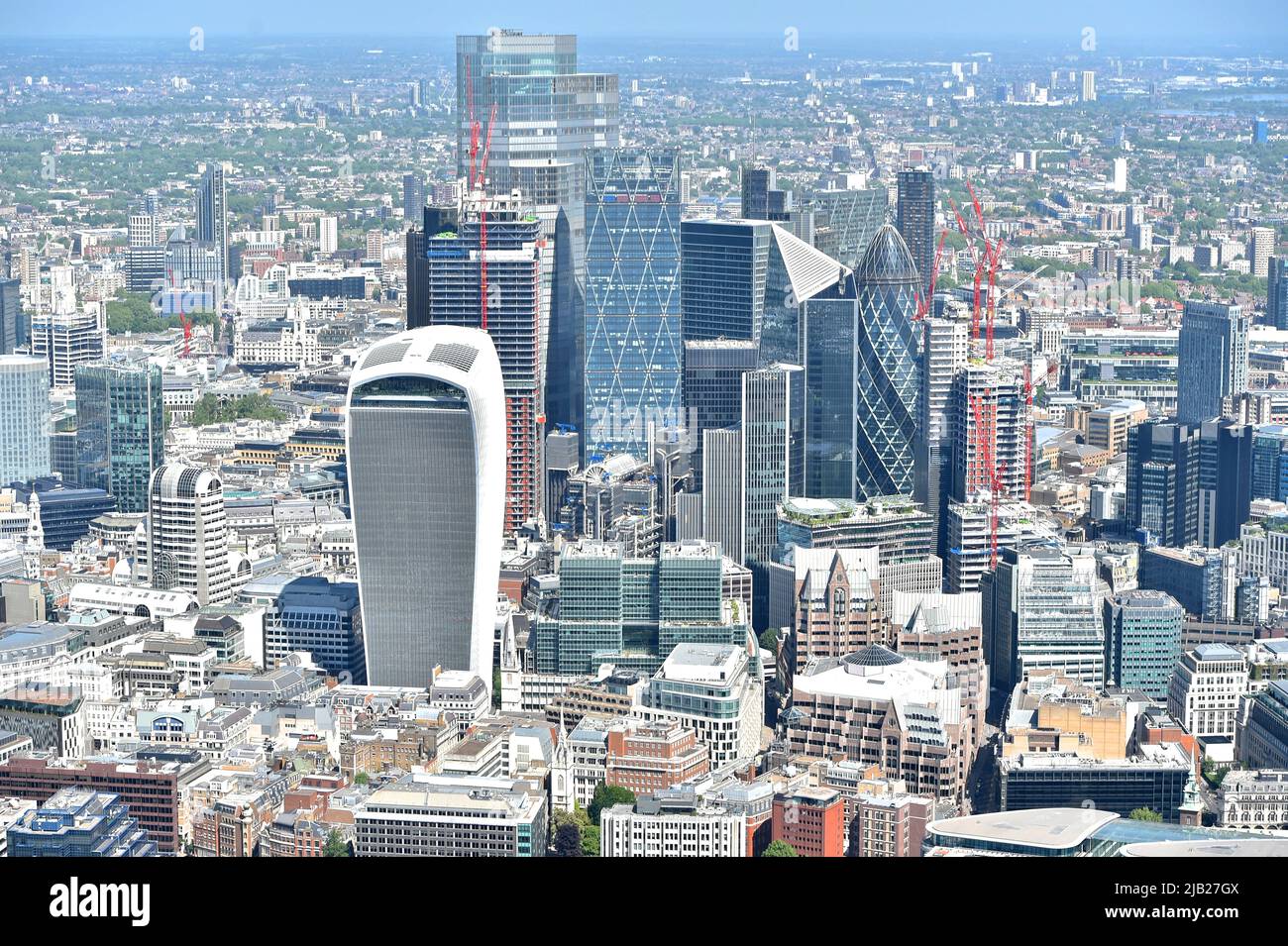 Modern Commercial buildings across london Stock Photo - Alamy