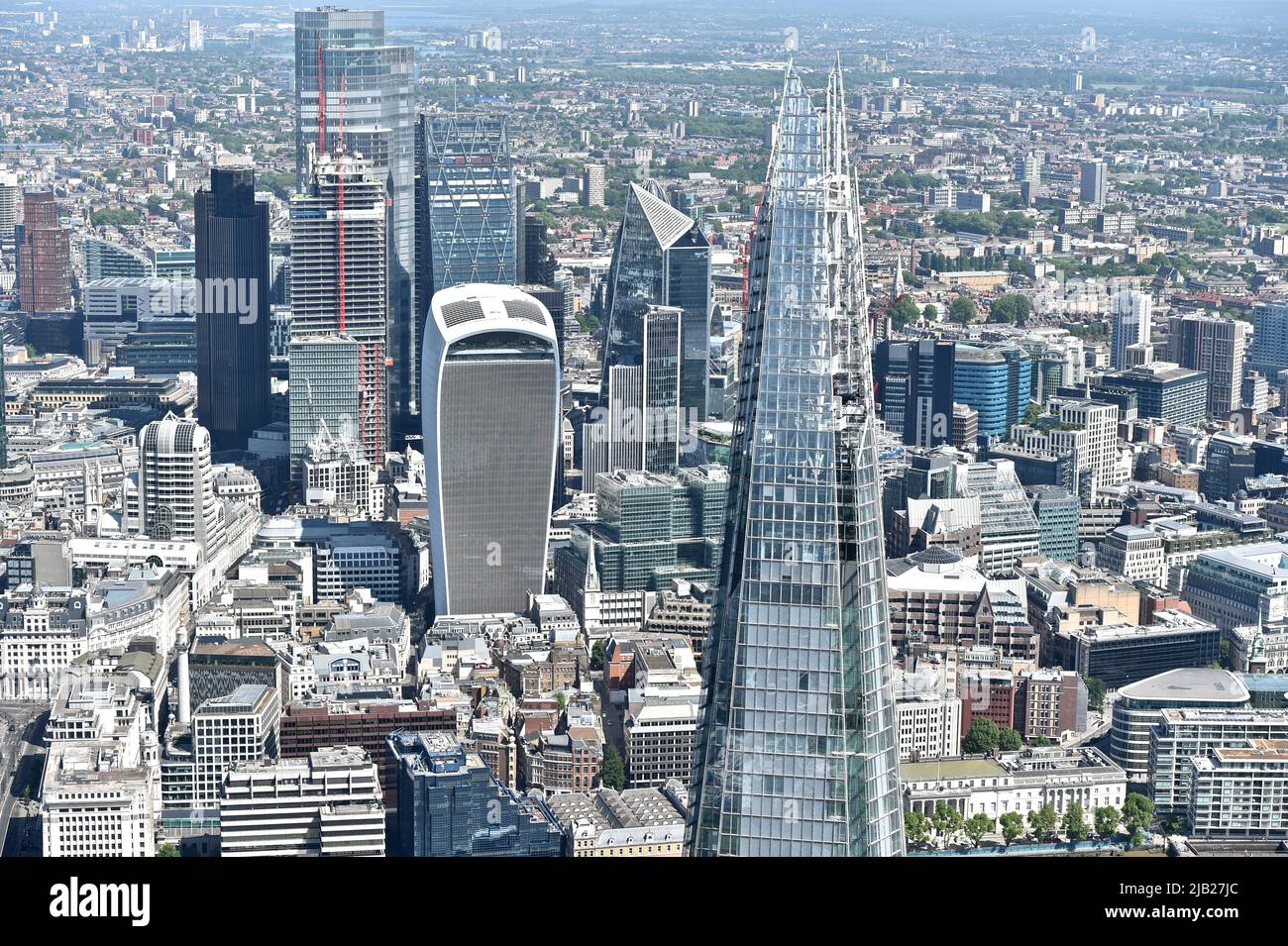 Modern Commercial buildings across london Stock Photo - Alamy