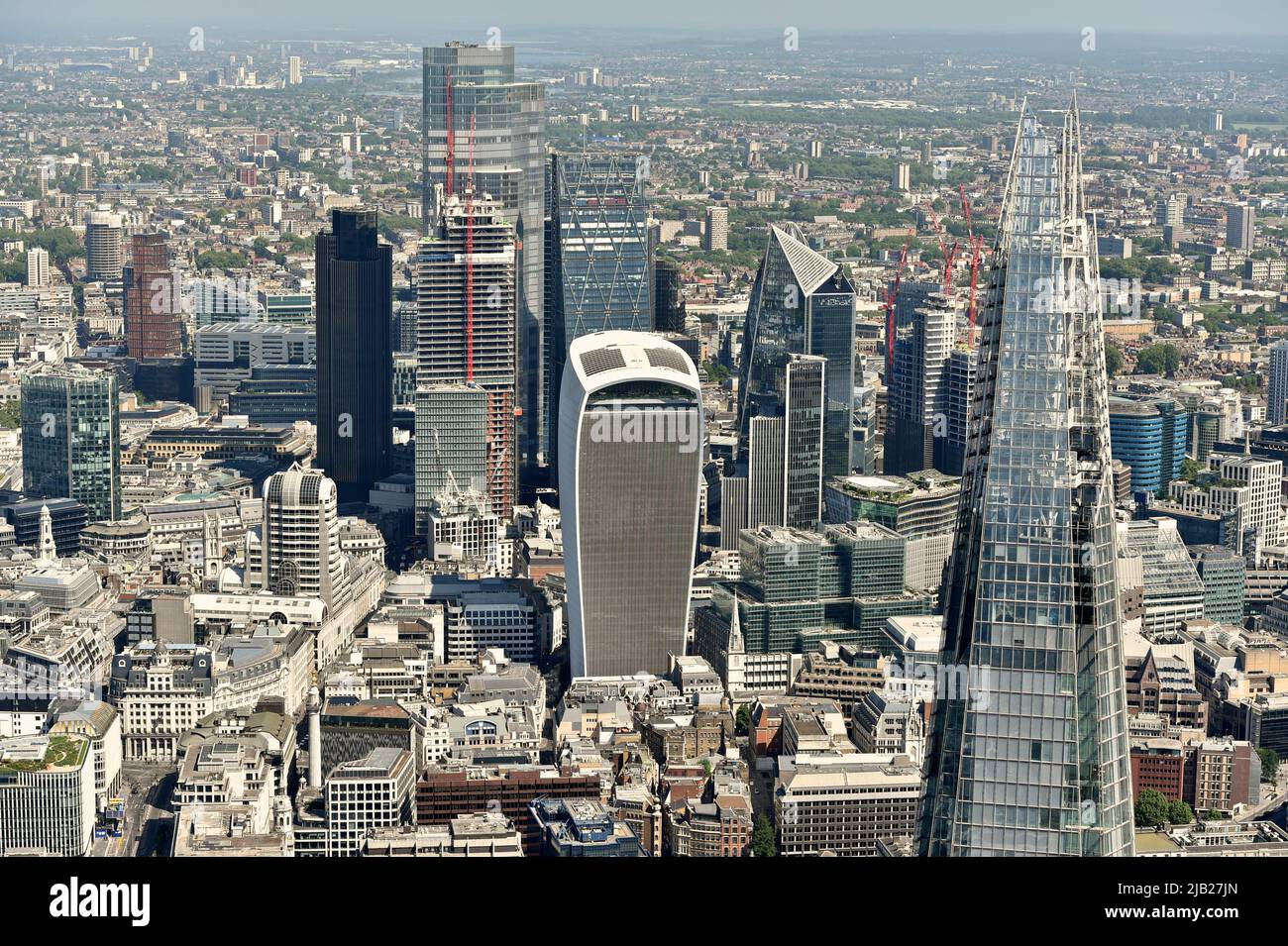 Modern Commercial buildings across london Stock Photo - Alamy