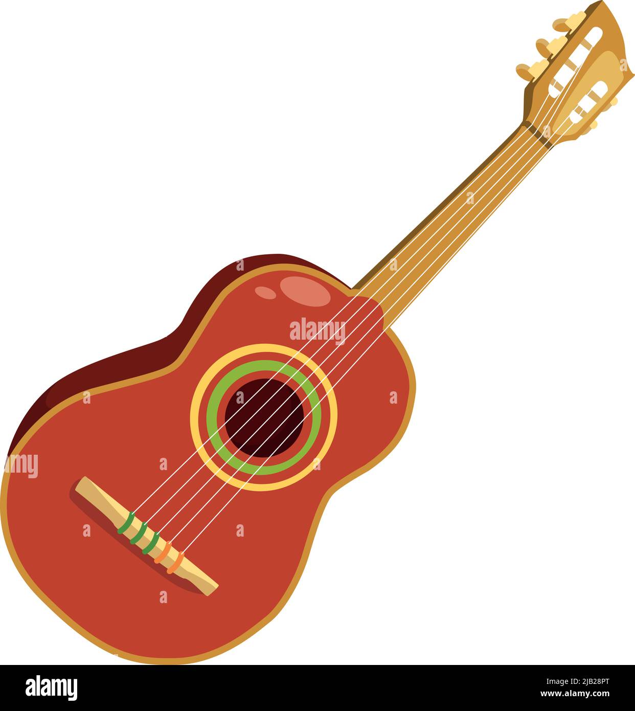 Guitar stringed musical instrument Cut Out Stock Images & Pictures - Alamy