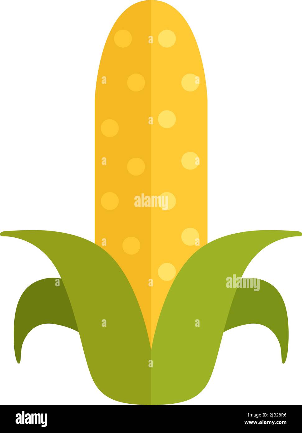 Corn flat icon. Maize symbol. Farm plant Stock Vector Image & Art - Alamy