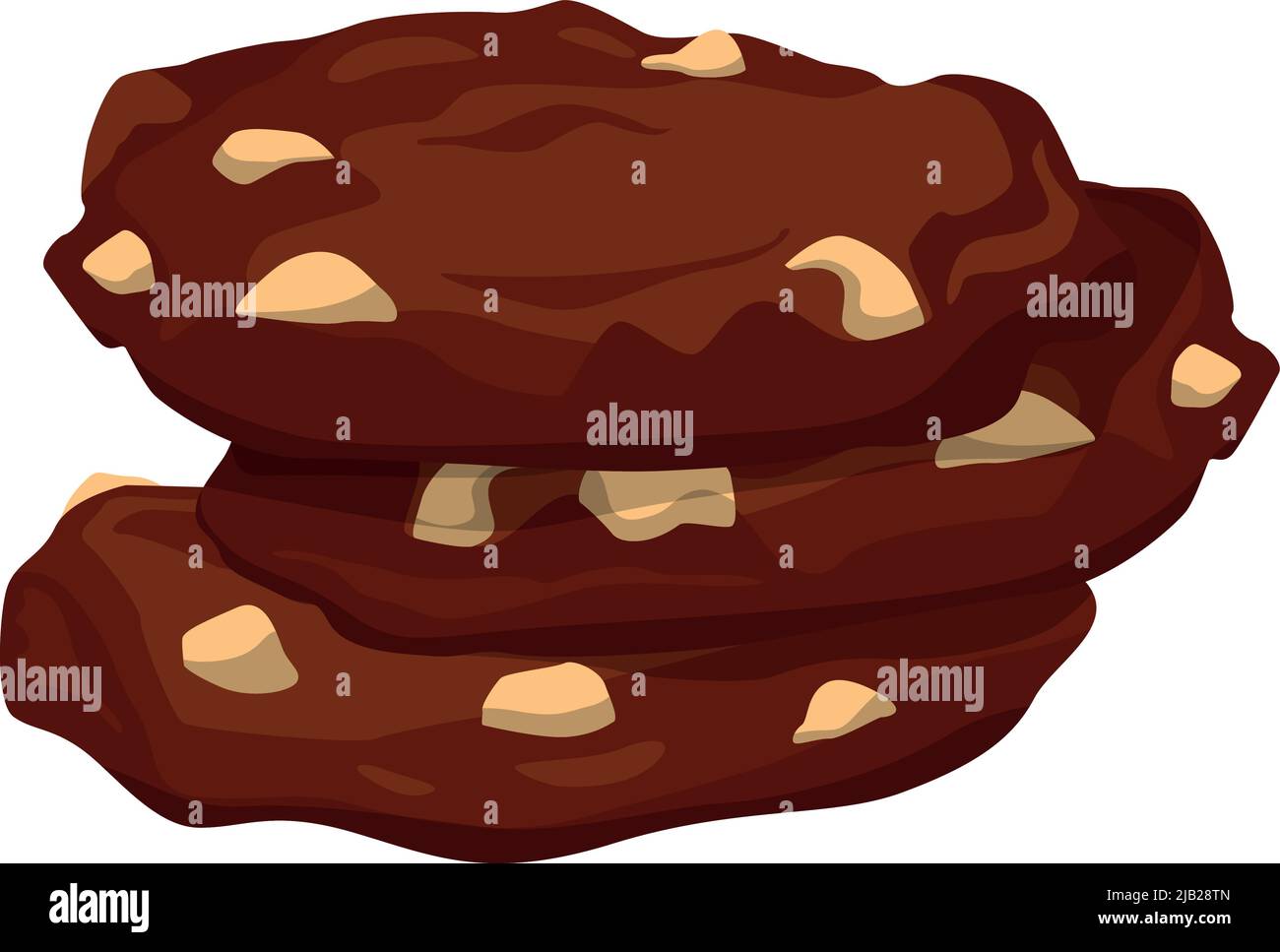 Nut biscotti Stock Vector Images - Alamy