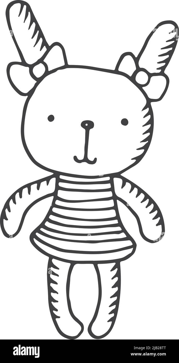 Cute animal illustrations Black and White Stock Photos & Images - Alamy