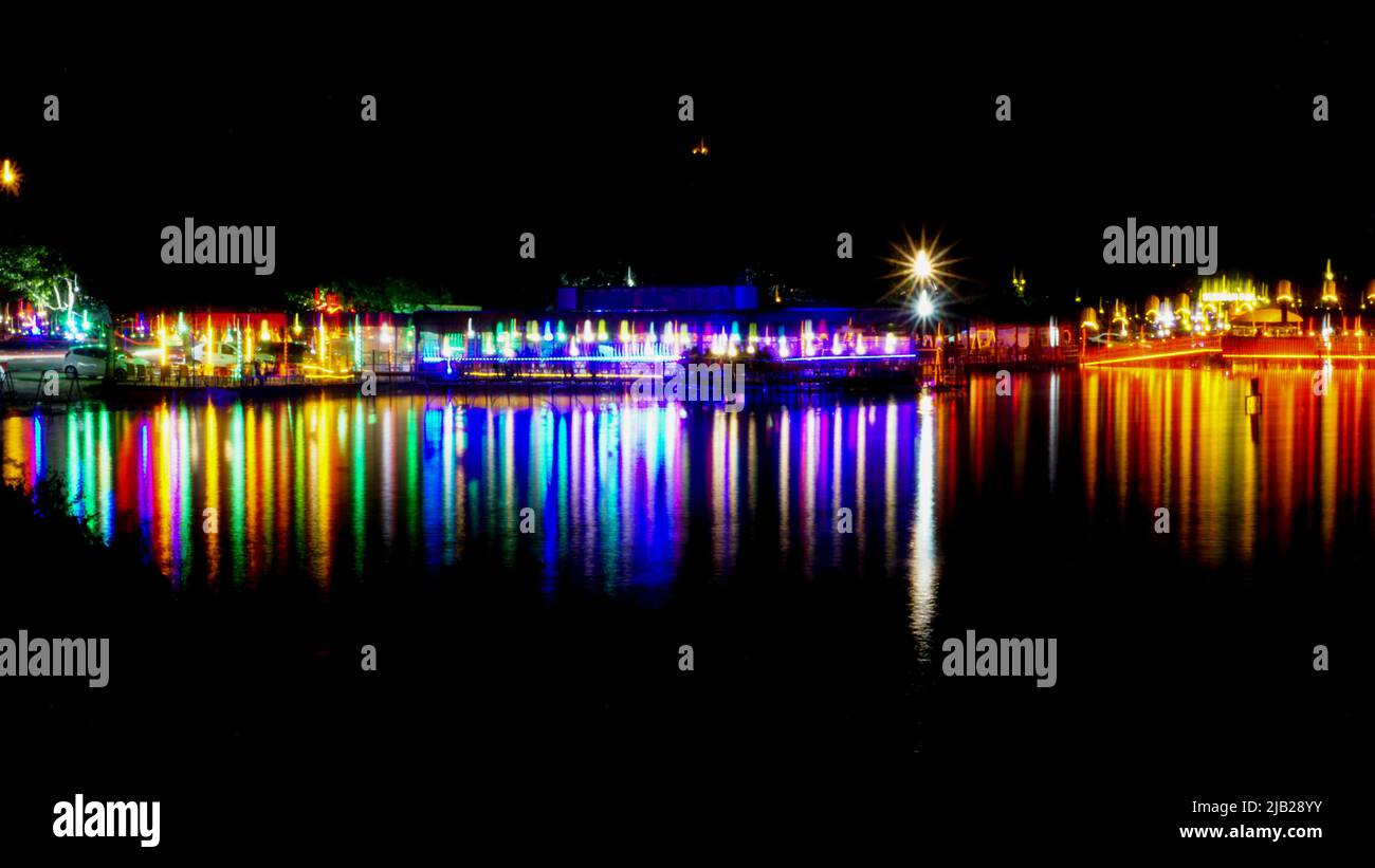 Seyhan River and Sevgi Adasi Love Island at Adana Turkey Stock Photo ...