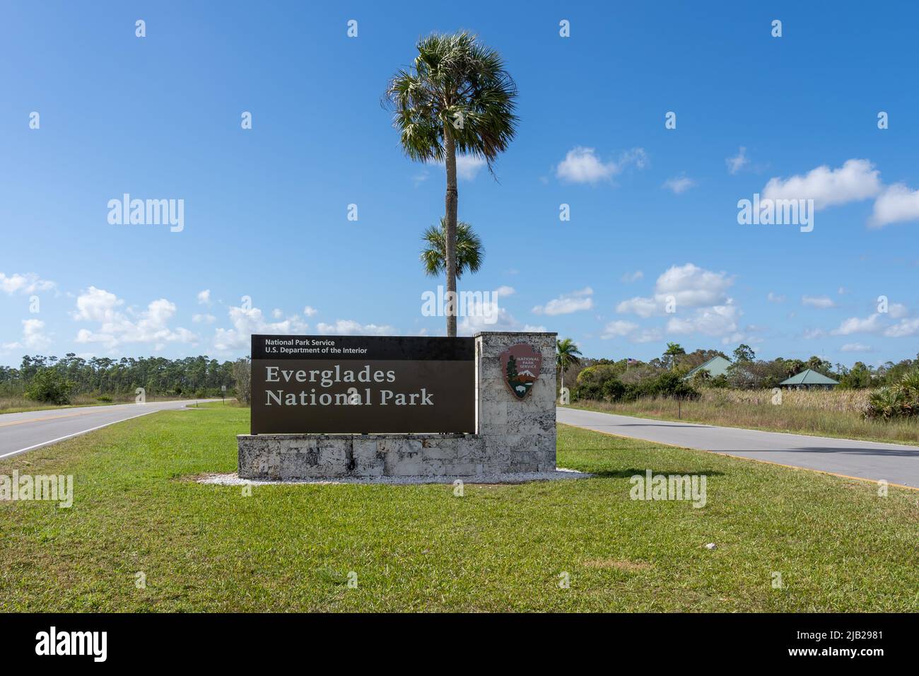 Everglades national park sign florida hi-res stock photography and ...