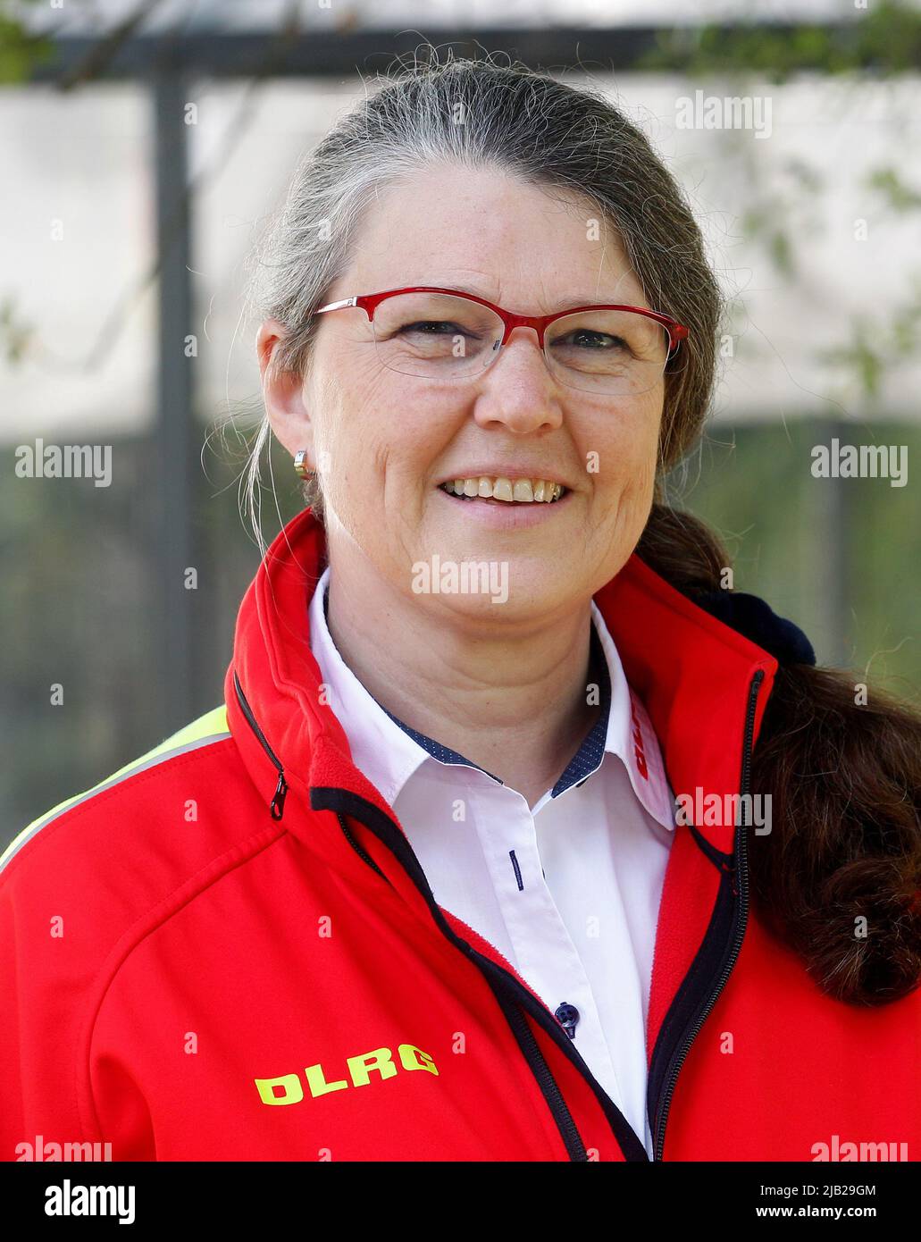 Goch, Germany. 02nd June, 2022. Ute Vogt, President of the DLRG, taken ...