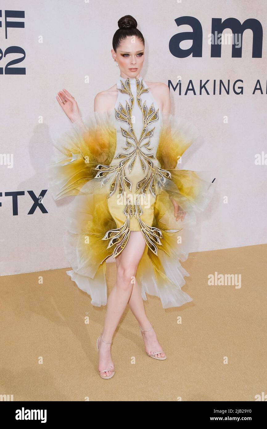 Coco Rocha seen at the 28th annual amfAR Gala Cannes during the 75th ...