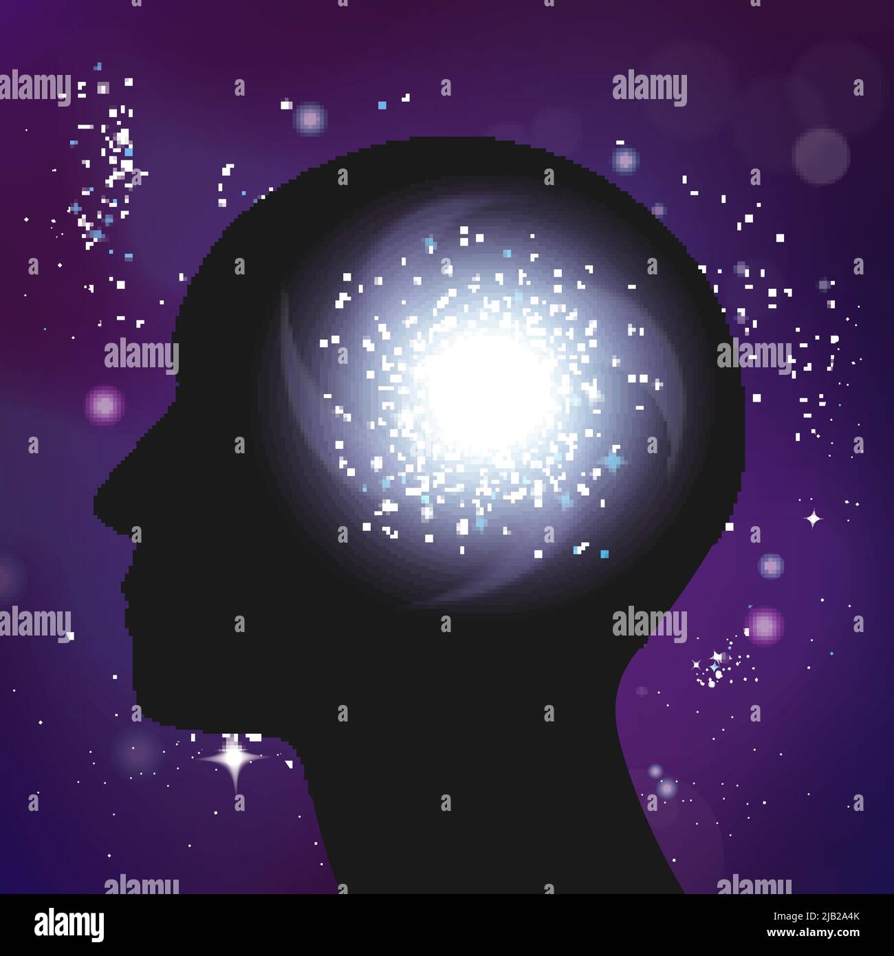 Stellar cluster Stock Vector Images - Alamy