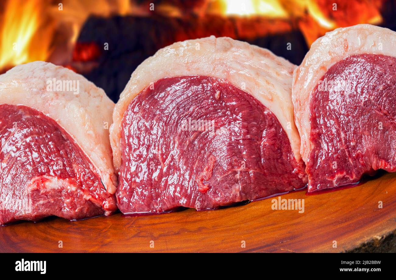 Brazilian Picanha. Raw meat food Stock Photo - Alamy