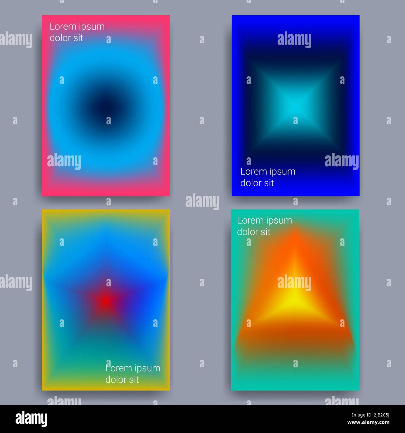 mesh color gradation brochure template Stock Vector Image & Art - Alamy