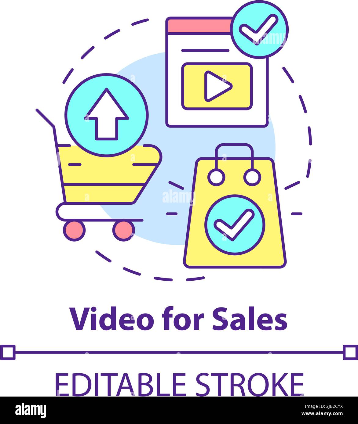 Video promotion logo Cut Out Stock Images & Pictures - Alamy
