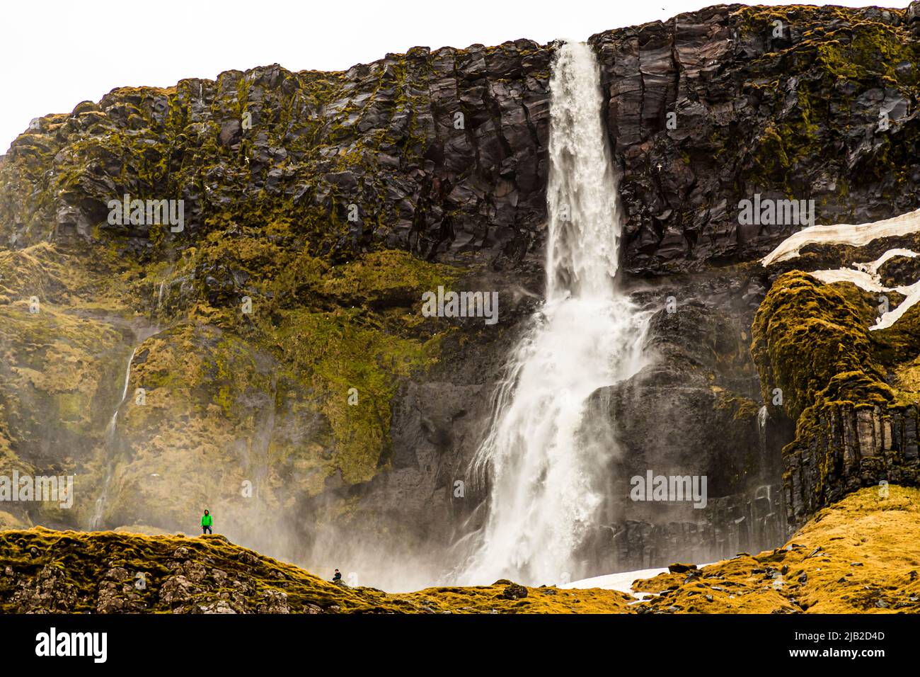 The Bjarnarfoss waterfall in Iceland Stock Photo - Alamy