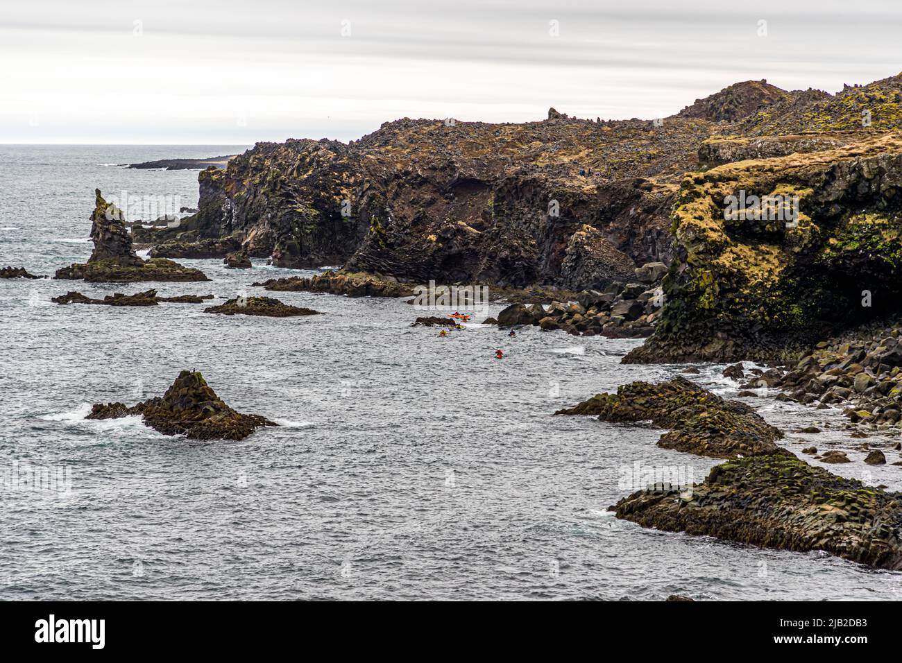 On the Icelandic coast between Arnarstapi and Hellnar Stock Photo - Alamy