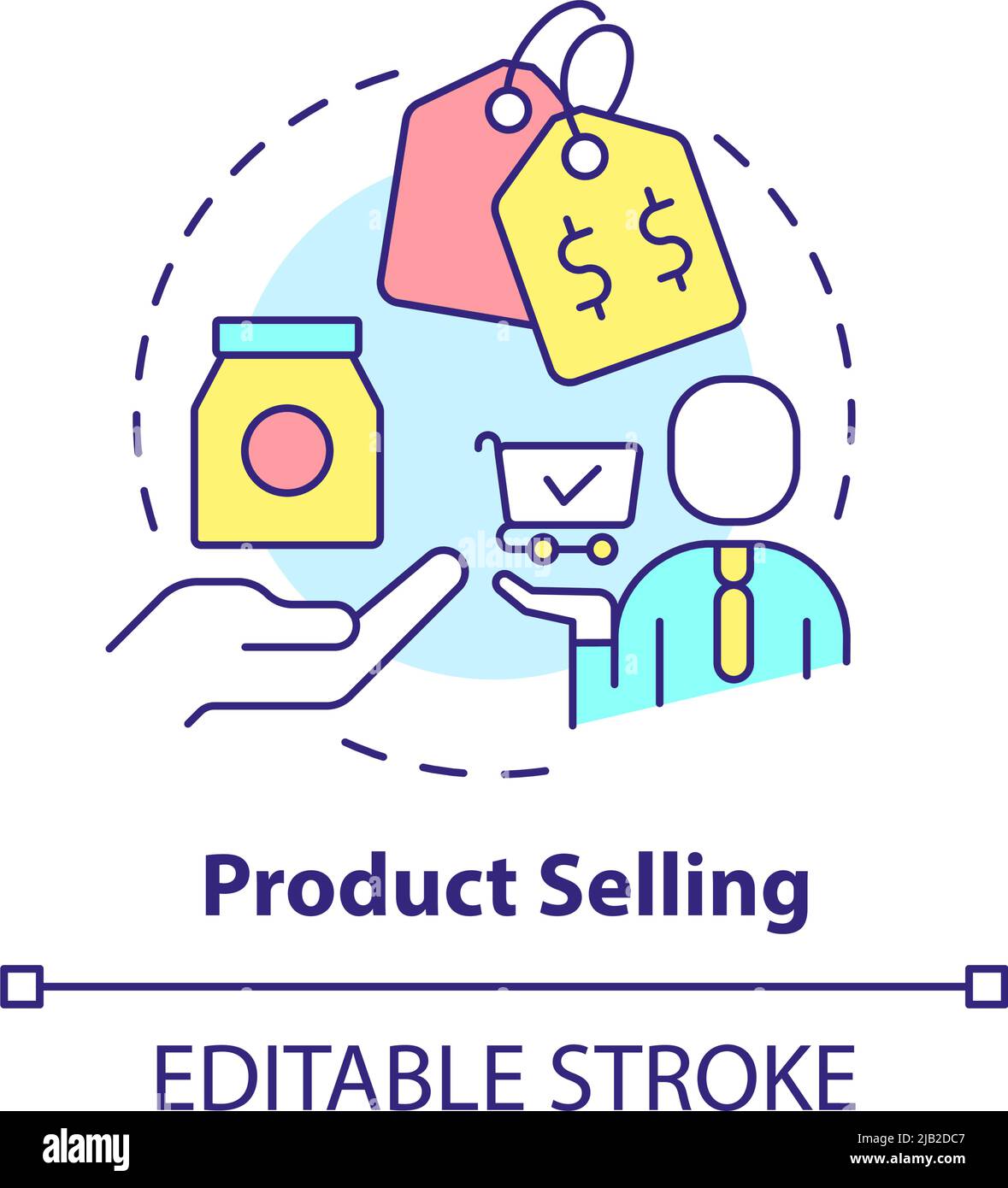 Product selling concept icon Stock Vector Image & Art - Alamy Product selling concept icon Stock Vector Image & Art - Alamy