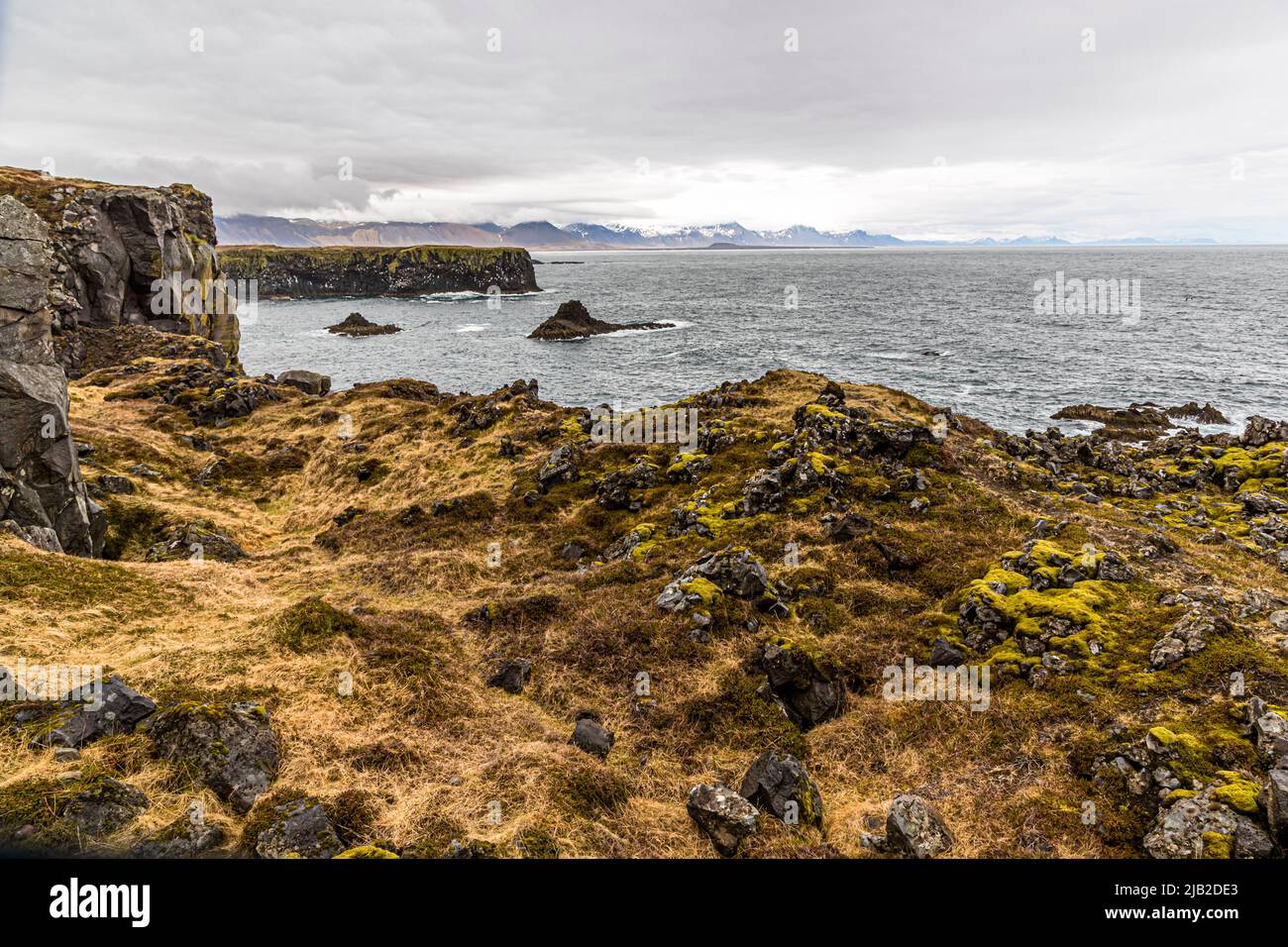 On the Icelandic coast between Arnarstapi and Hellnar Stock Photo - Alamy
