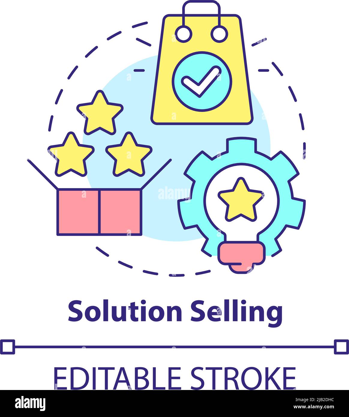 Solution selling concept icon Stock Vector Image & Art - Alamy Solution selling concept icon Stock Vector Image & Art - Alamy