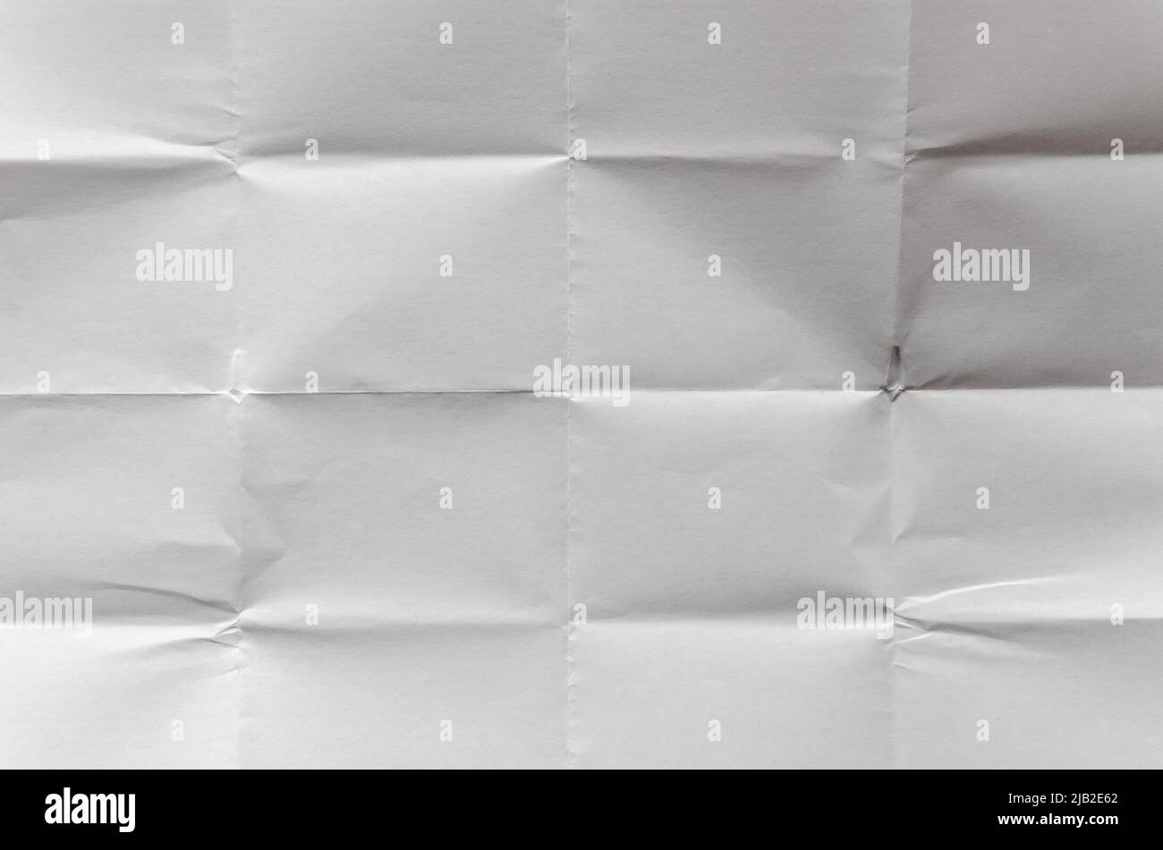 Folded piece of white paper blank hi-res stock photography and images ...