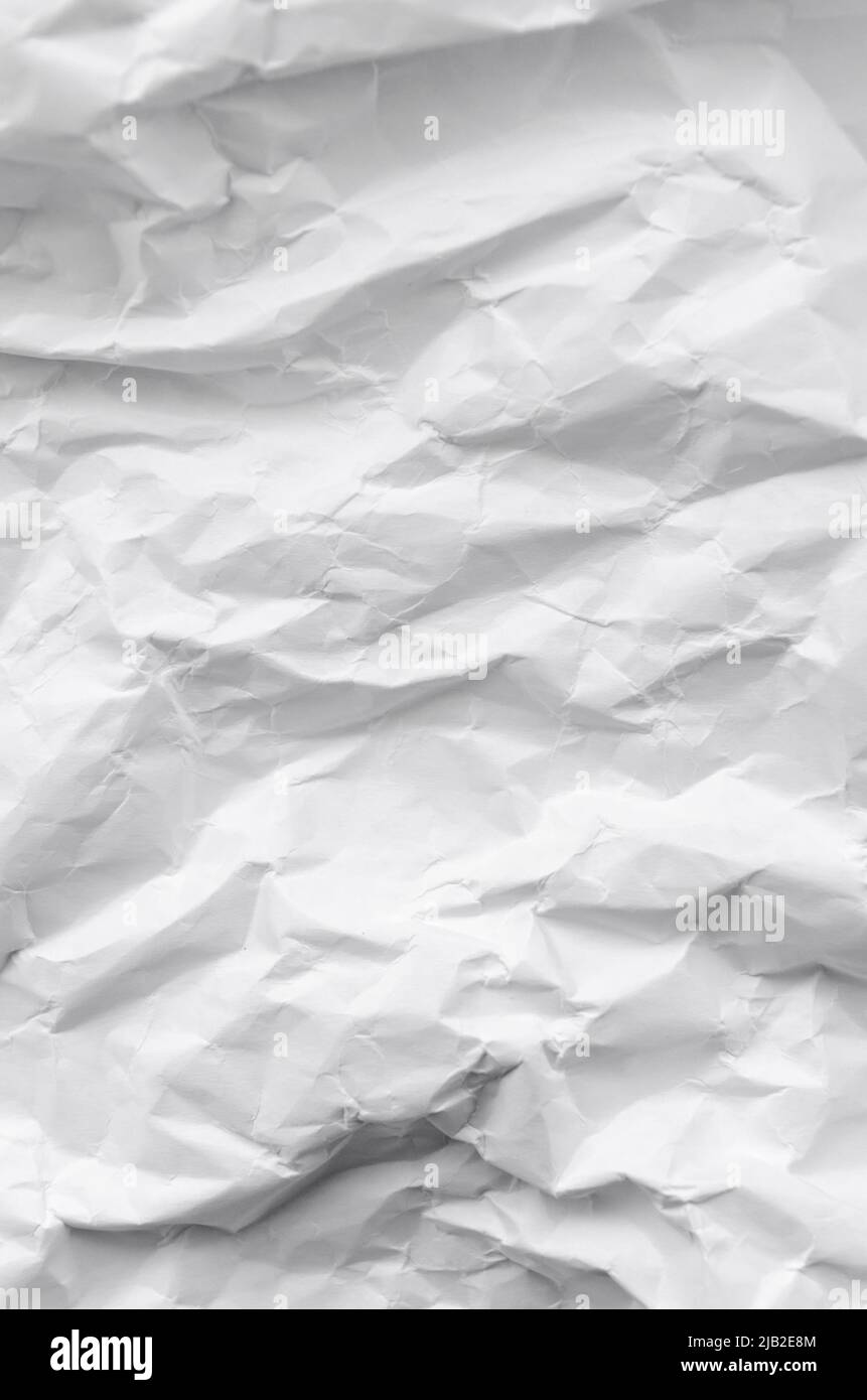 Crumpled paper background with copy space Stock Photo - Alamy