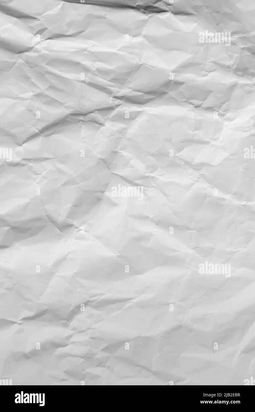 Crumpled paper background with copy space Stock Photo - Alamy