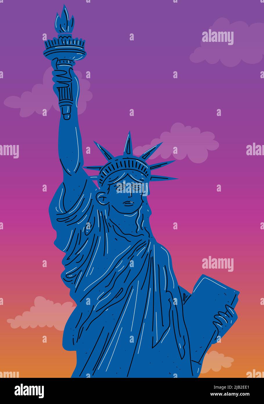 Nyc tourist destinations Stock Vector Images - Alamy