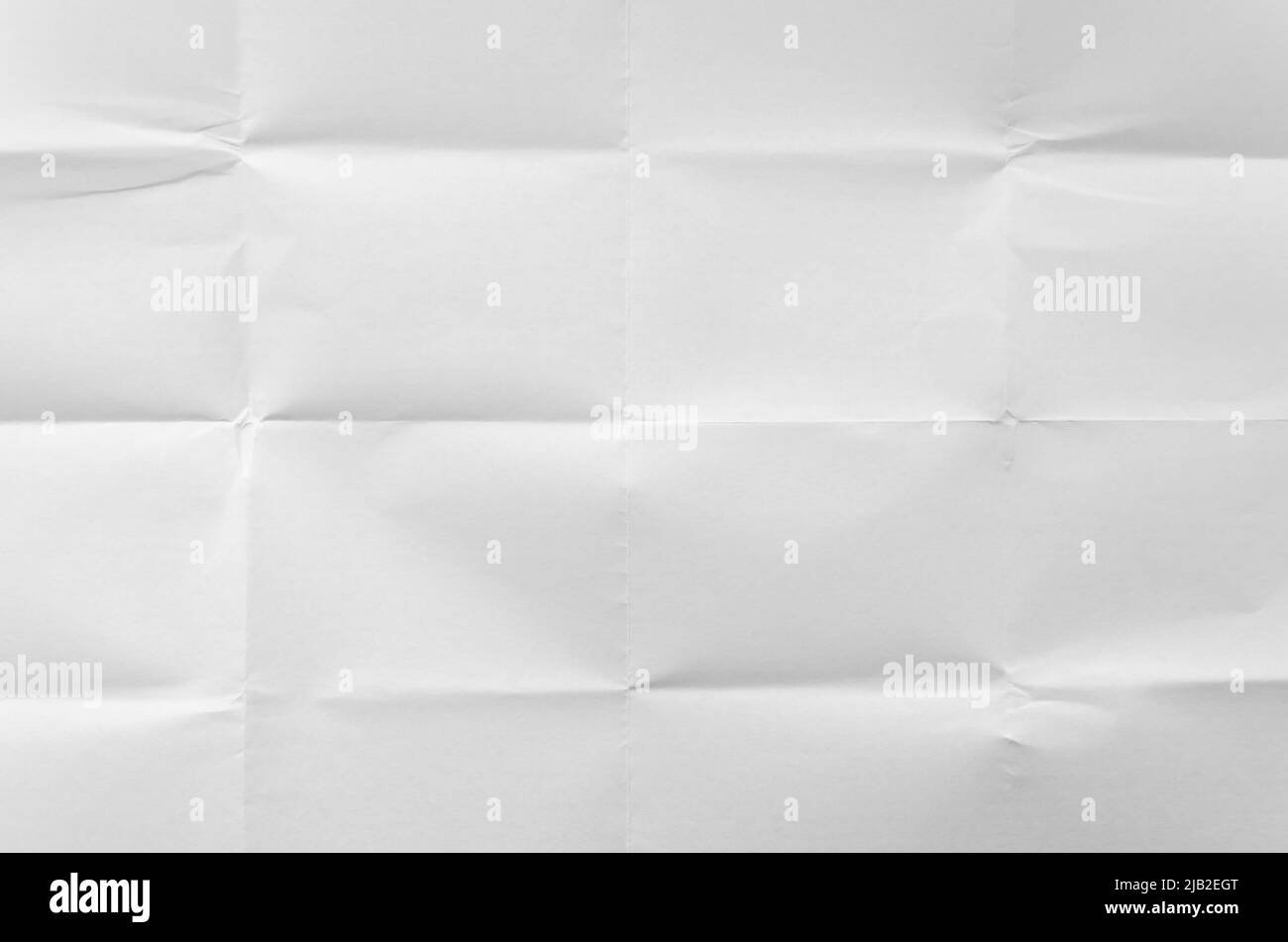Folded piece of white paper blank hi-res stock photography and images ...