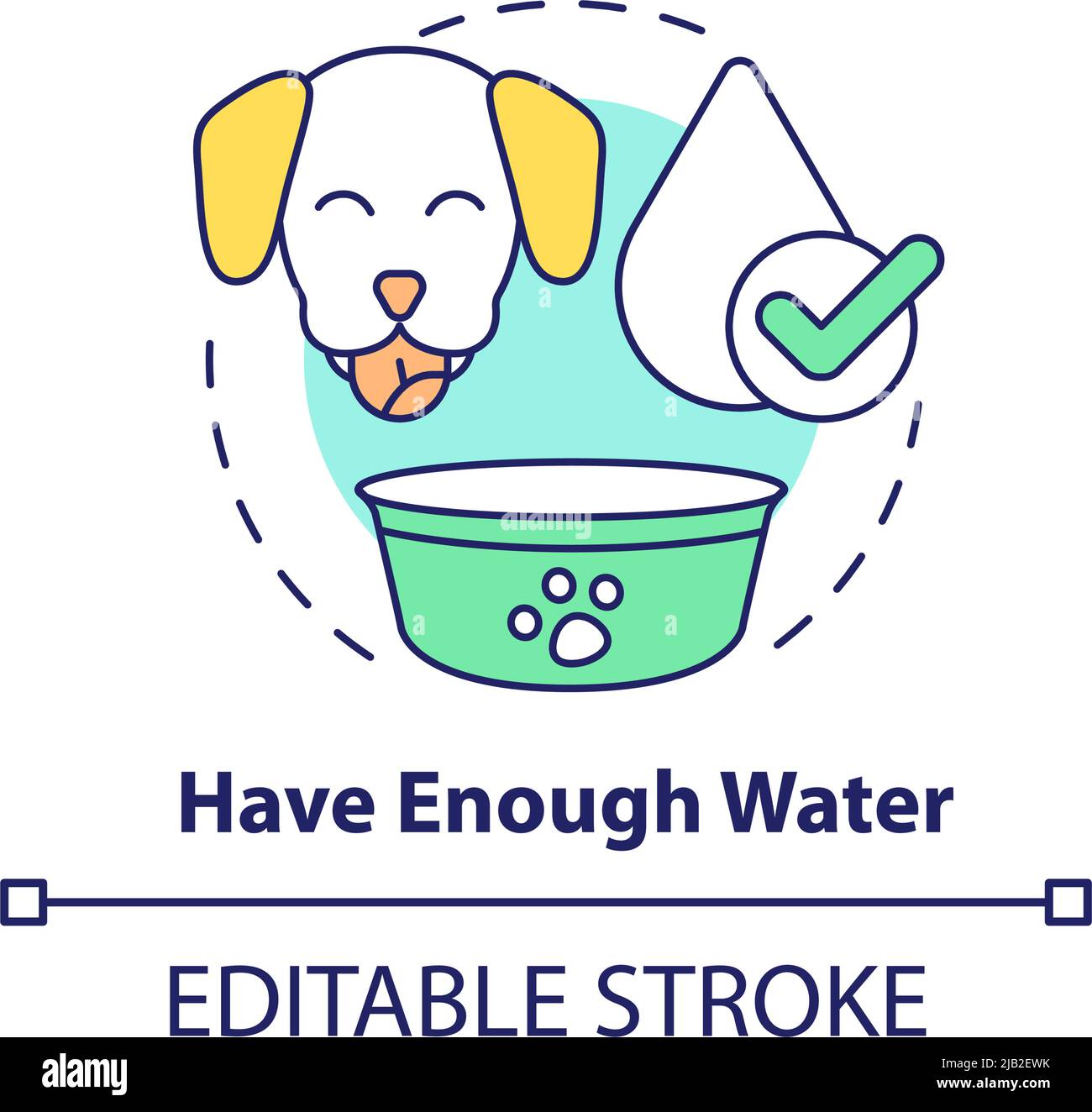 Have enough water concept icon Stock Vector Image & Art - Alamy