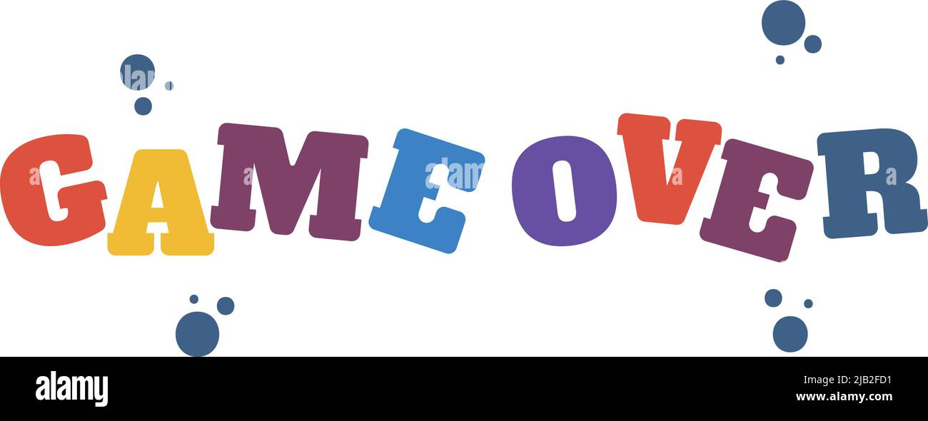 Game ending Stock Vector Images - Alamy