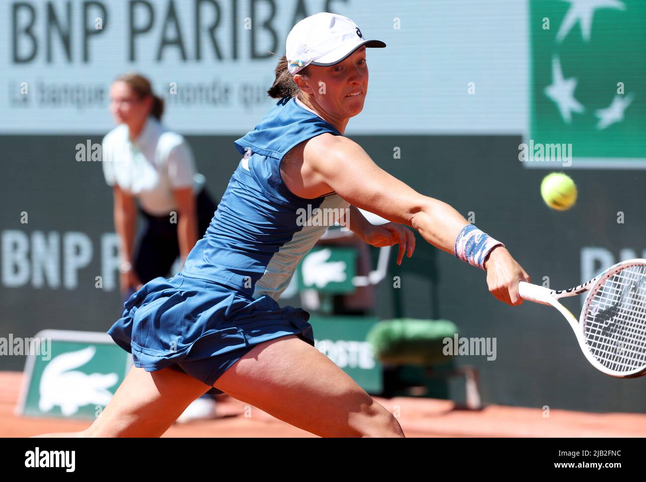 Iga Swiatek of Poland during day 11 of Roland-Garros 2022, French Open ...