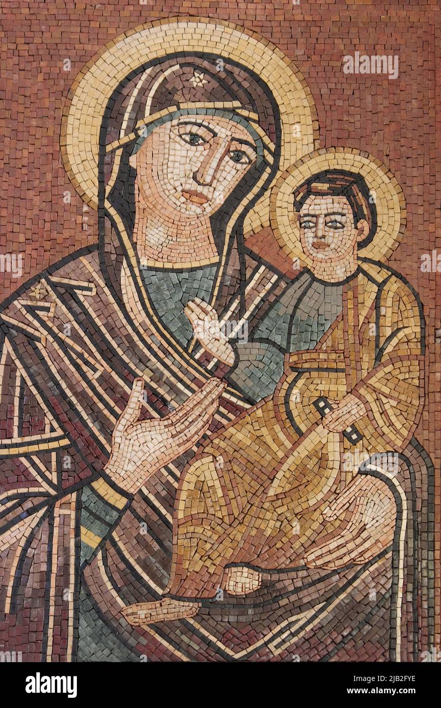 Madonna and Jesus Art Stock Photo - Alamy