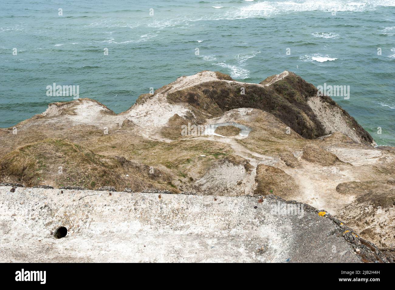 Bulbjerg - limestone cliff in northern Jutland, Denmark Stock Photo - Alamy