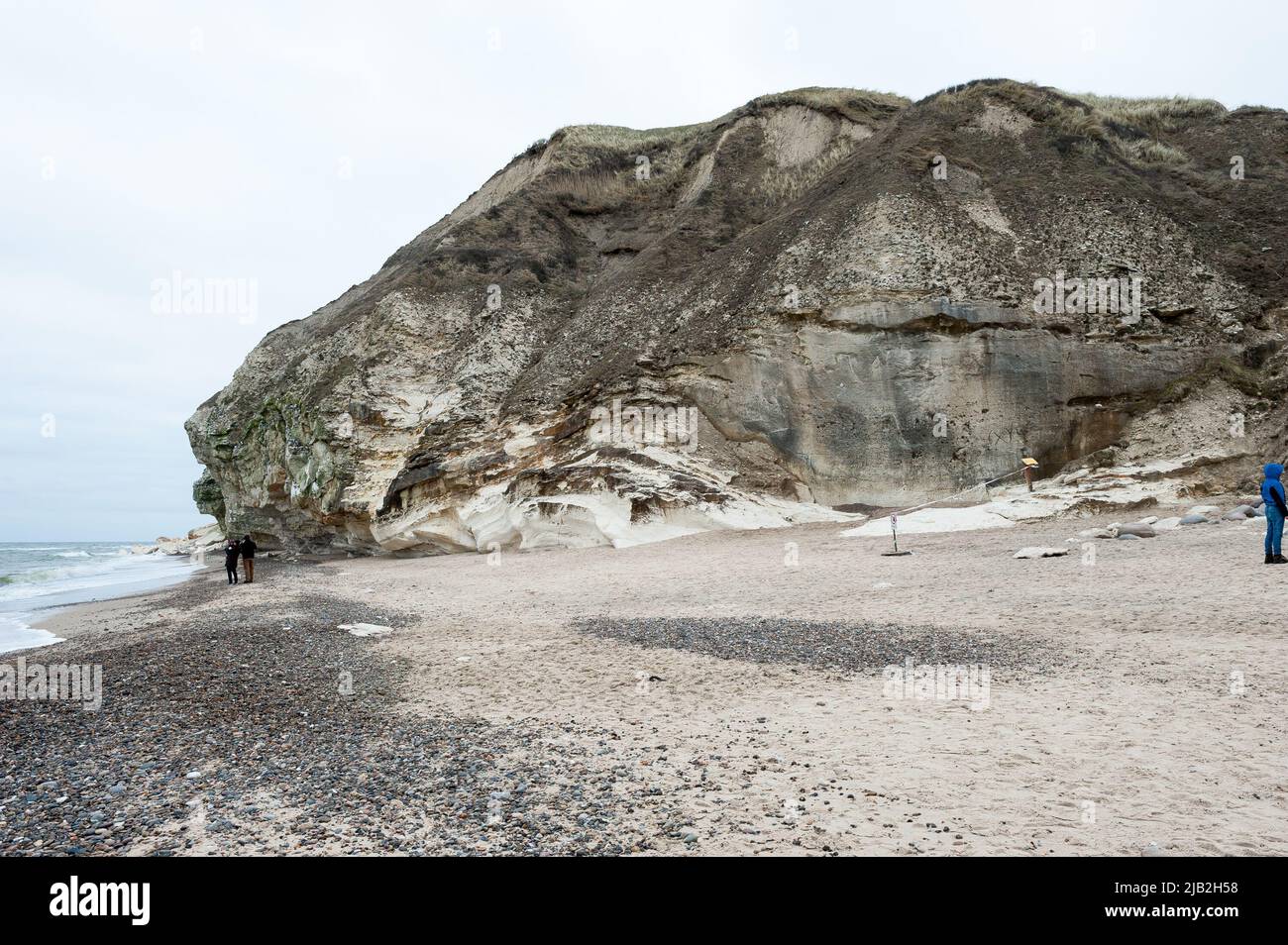 Bulbjerg - limestone cliff in northern Jutland, Denmark Stock Photo - Alamy
