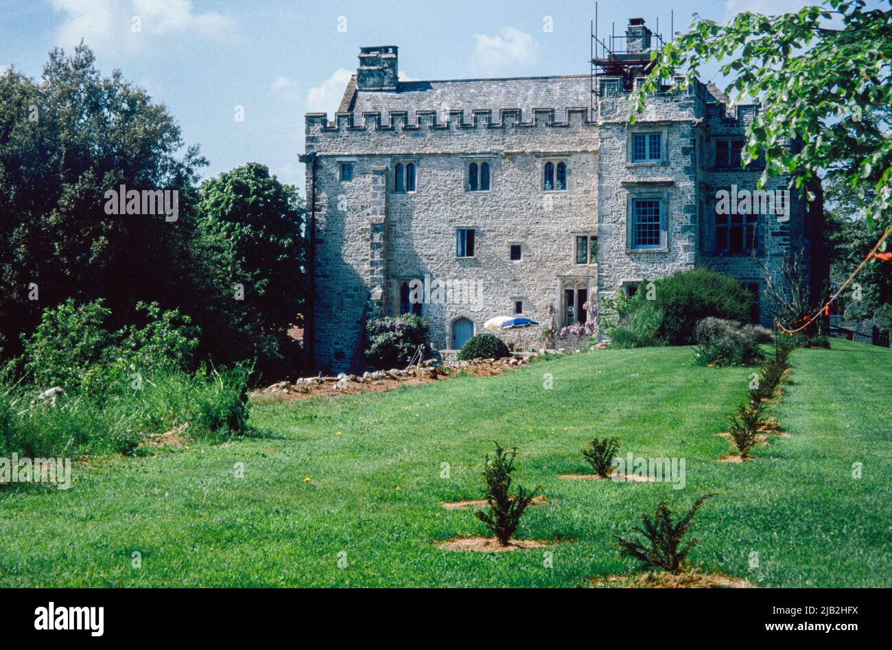 Old Shute House (aka Shute Barton), located at Shute, near Colyton ...