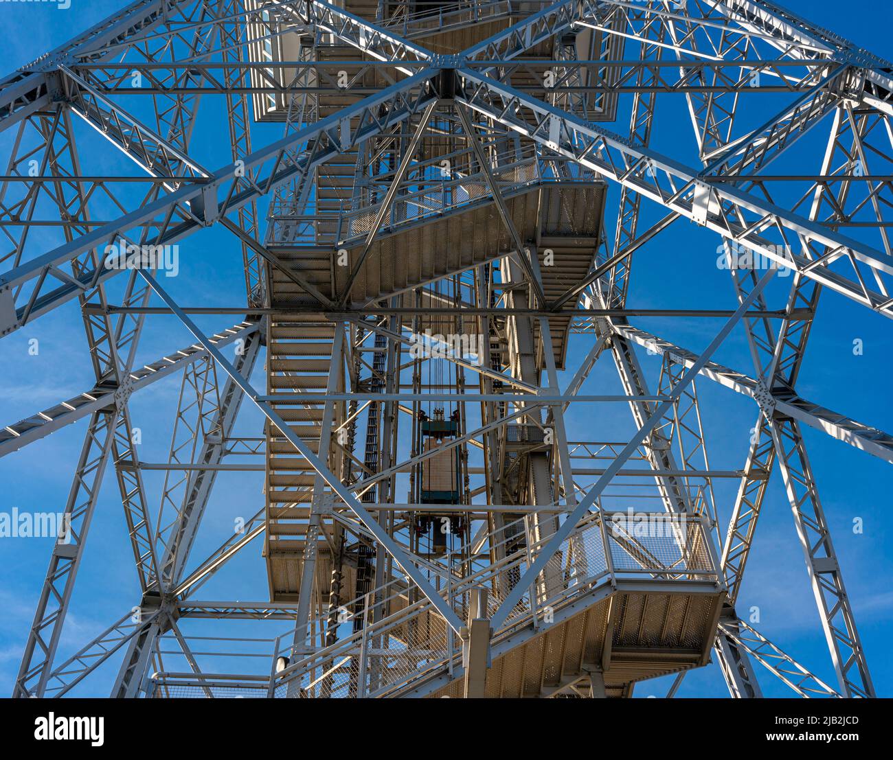 the newly restored Berlin radio tower at the exhibition center on ...
