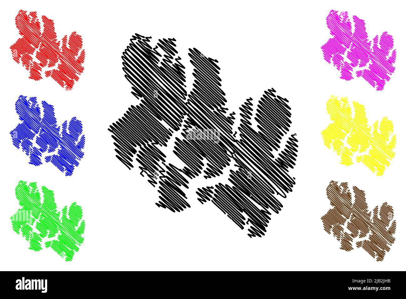 Map of aracena Stock Vector Images - Alamy