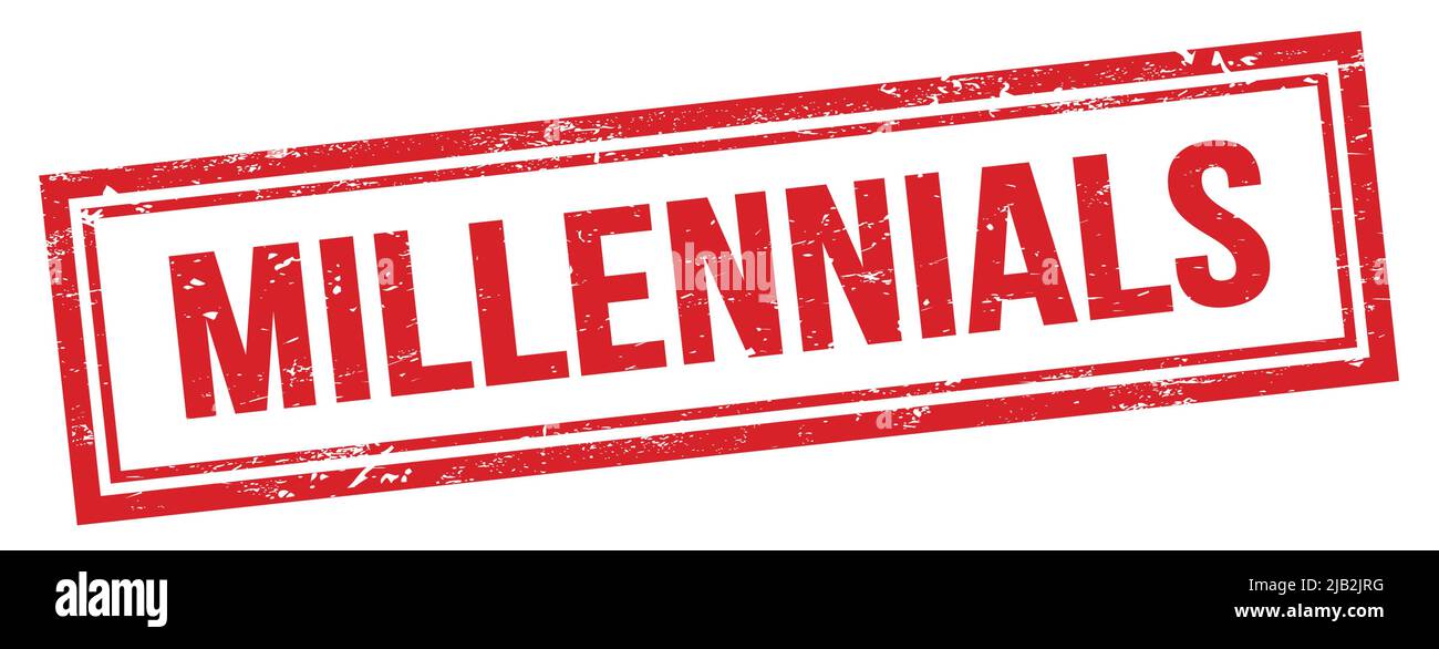 Millennials stamp hi-res stock photography and images - Alamy