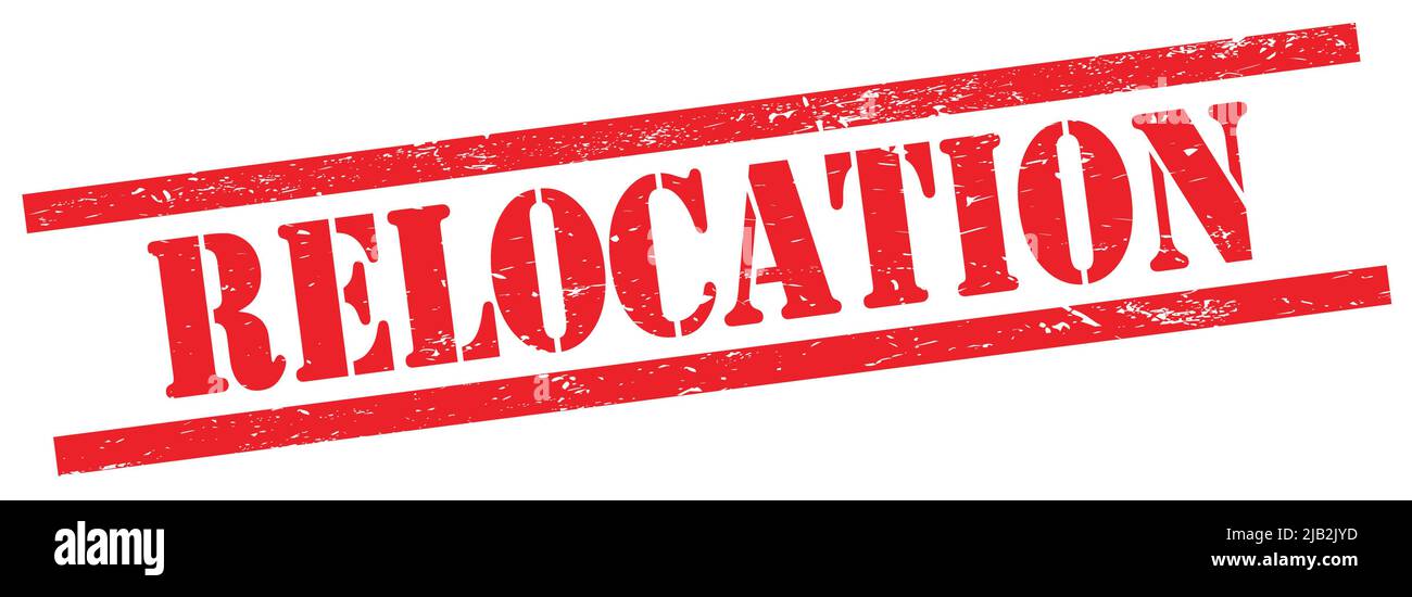 Relocation stamp hi-res stock photography and images - Alamy