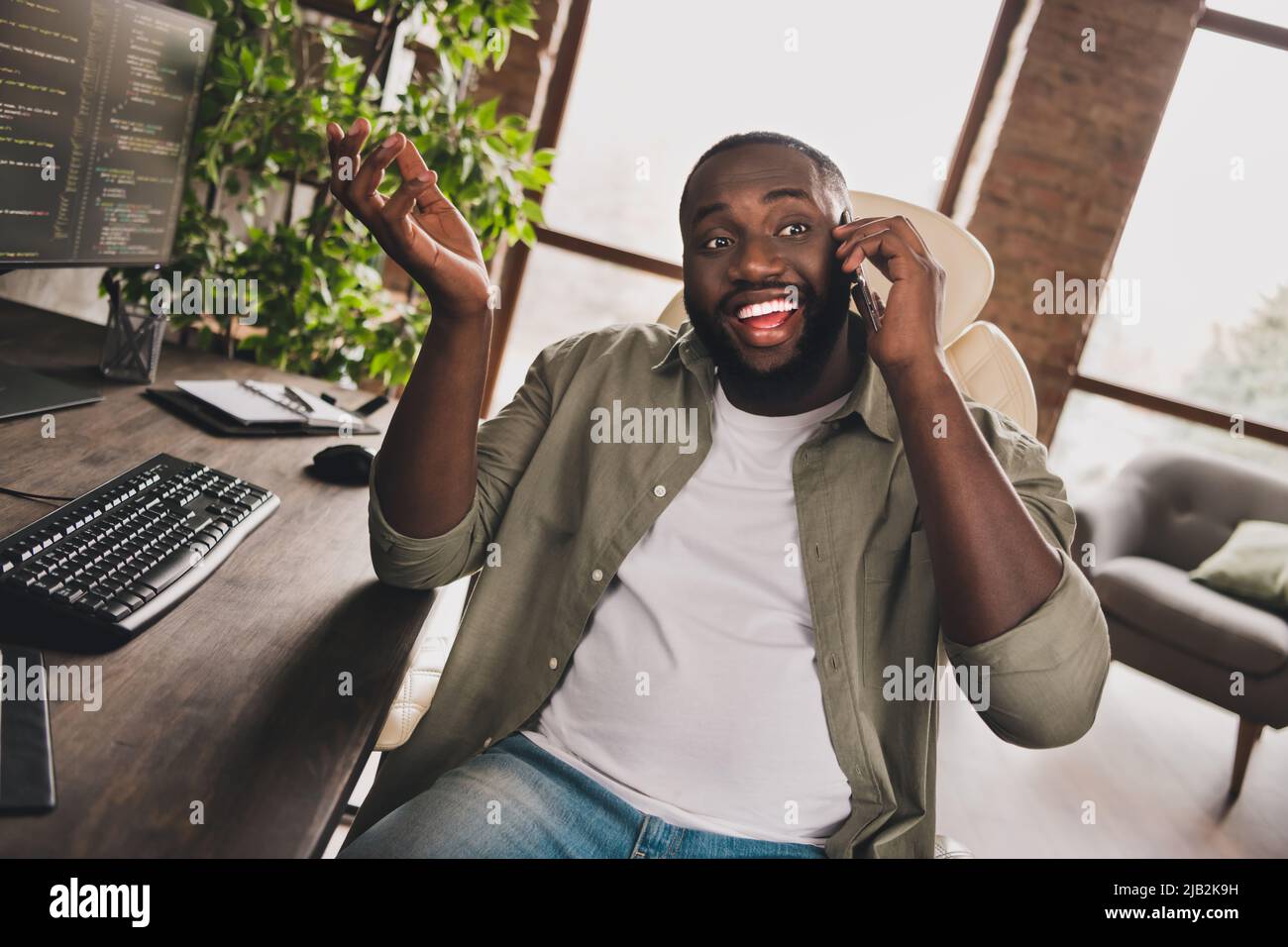 Smart african student programming coding hi-res stock photography and ...