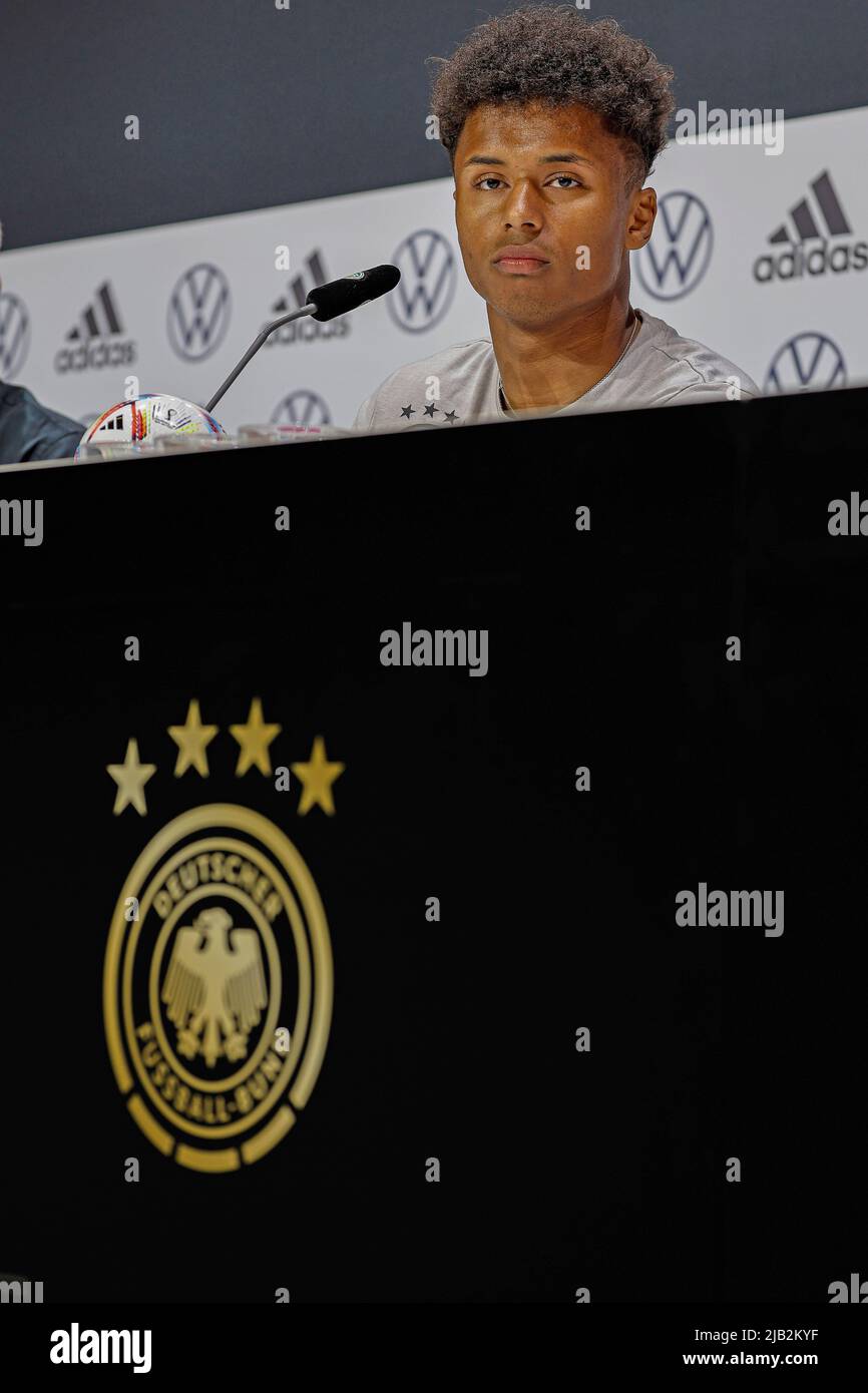 Herzogenaurach, Germany. 02nd June, 2022. Soccer: National team, before ...