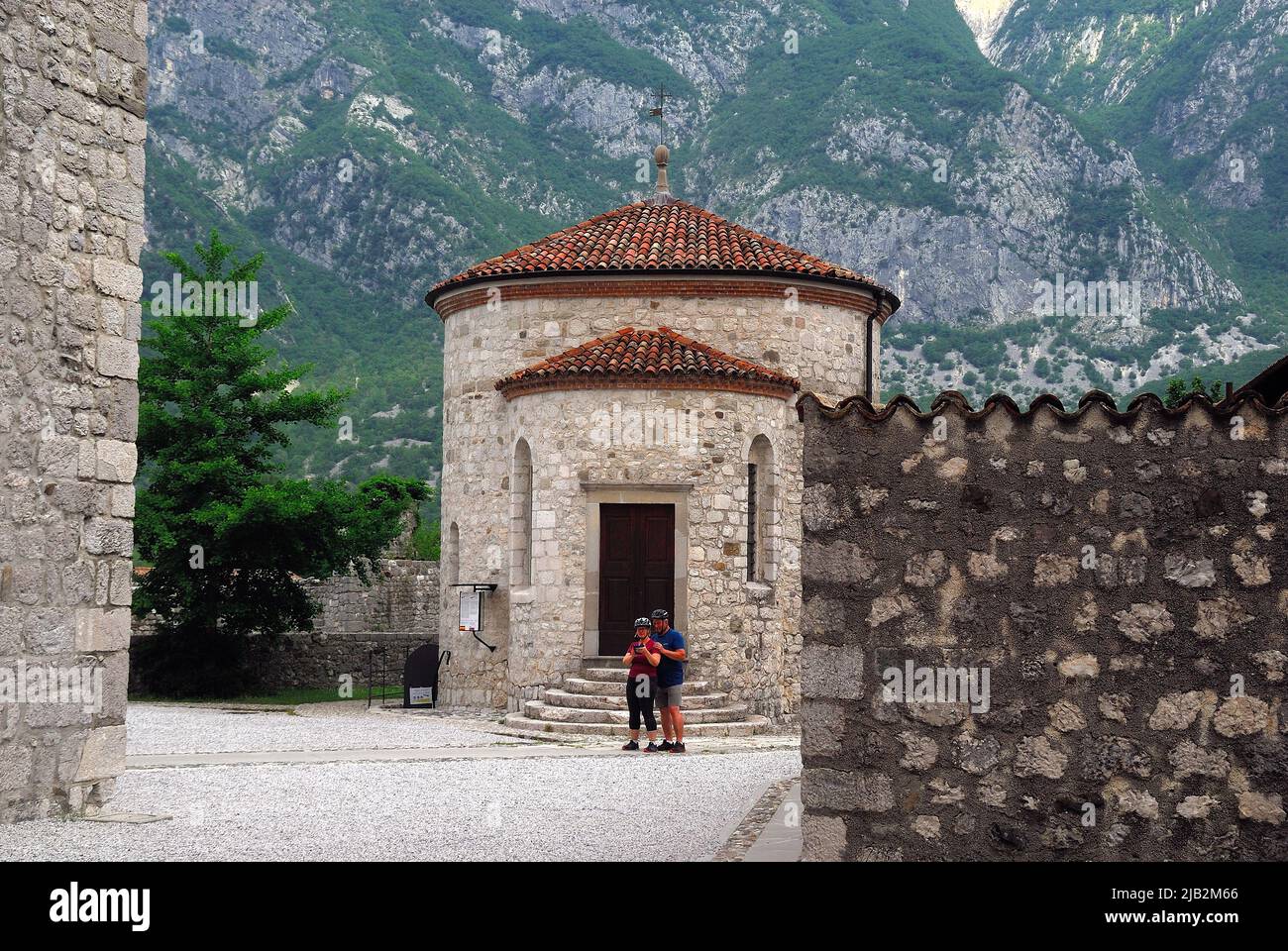 Venzone, Friuli Venezia Giulia, italy. the baptistery of San Michele of ...