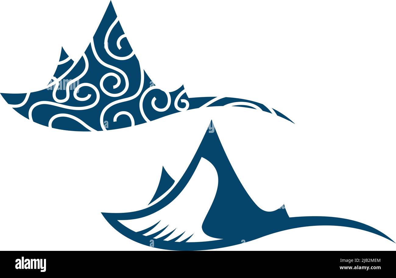 Flying manta Stock Vector Images - Alamy