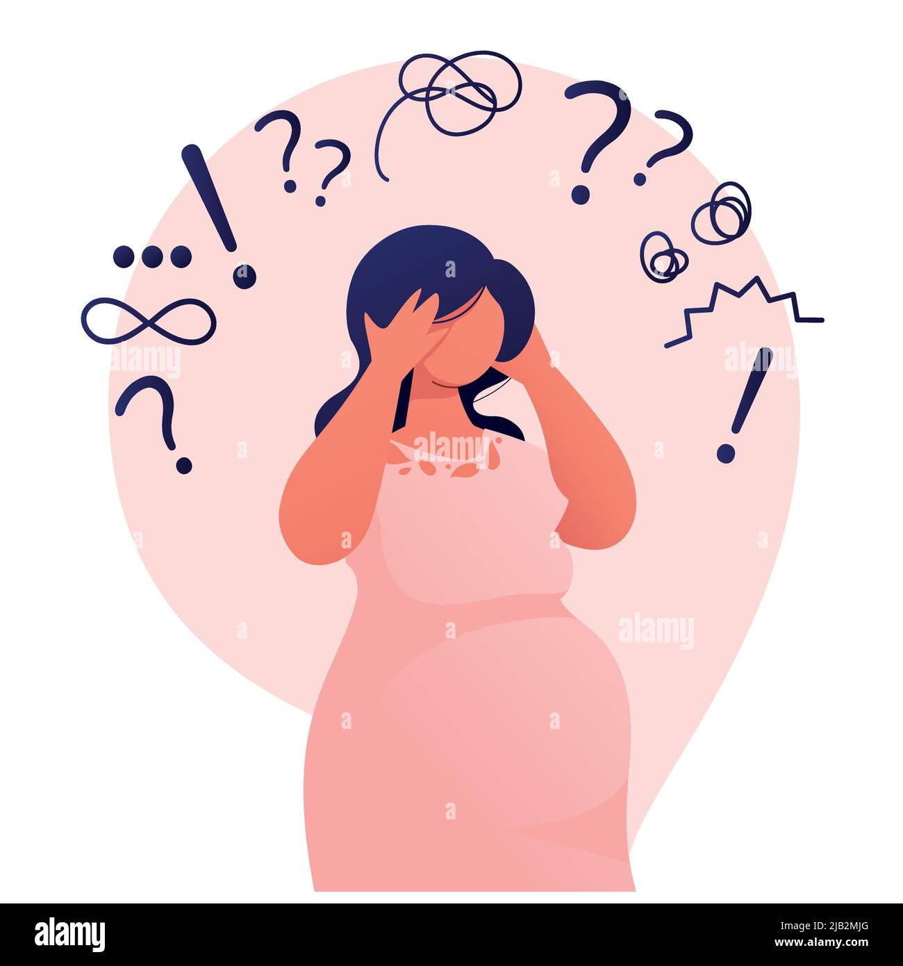 Pregnant woman doctor design Cut Out Stock Images & Pictures - Alamy