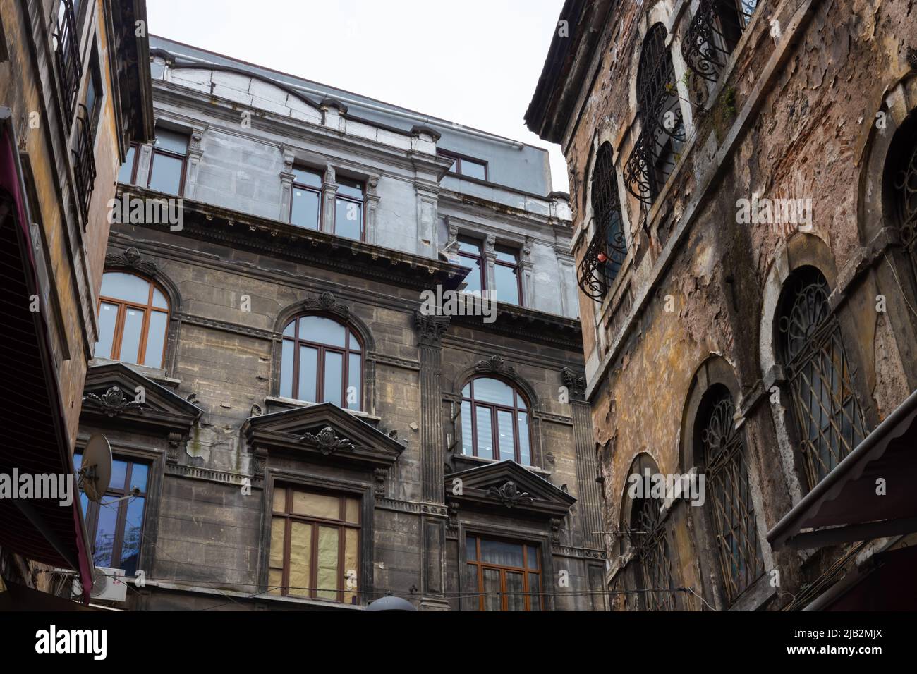 Ancient old historical building. view of old houses Stock Photo - Alamy