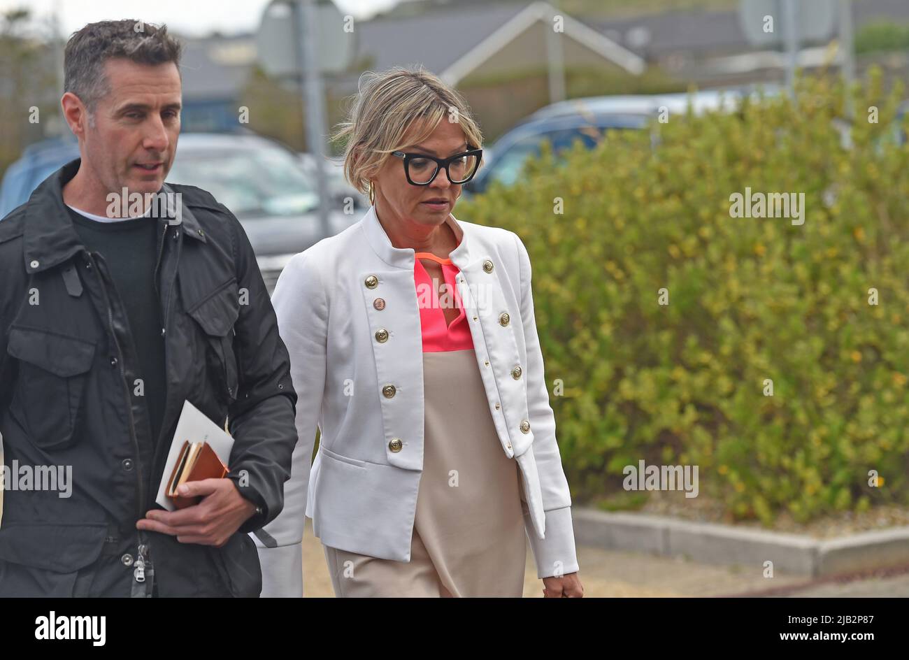 Hermione Duffy, widow of Captain Mark Duffy at Belmullet Civic Centre ...