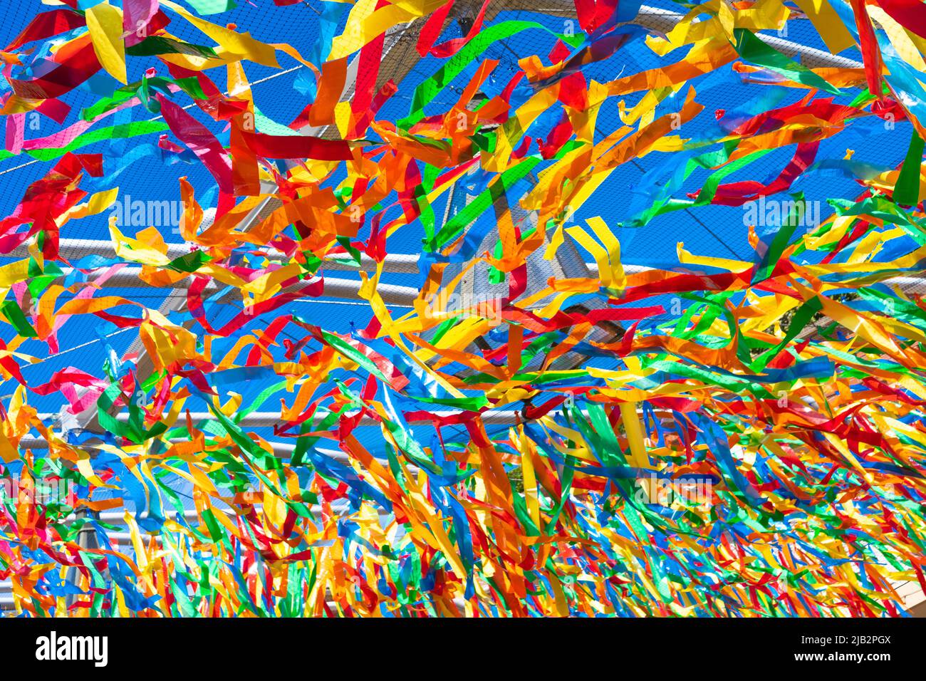 multi-colored textile ribbons background Stock Photo - Alamy