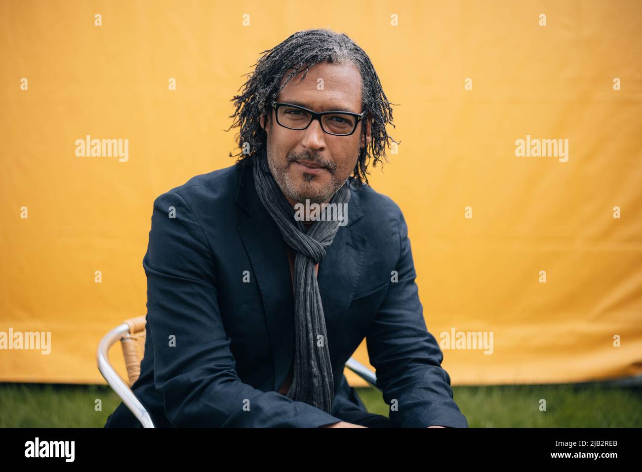 Hay-on-Wye, Wales, UK. 2nd June, 2022. David Olusoga at Hay Festival ...