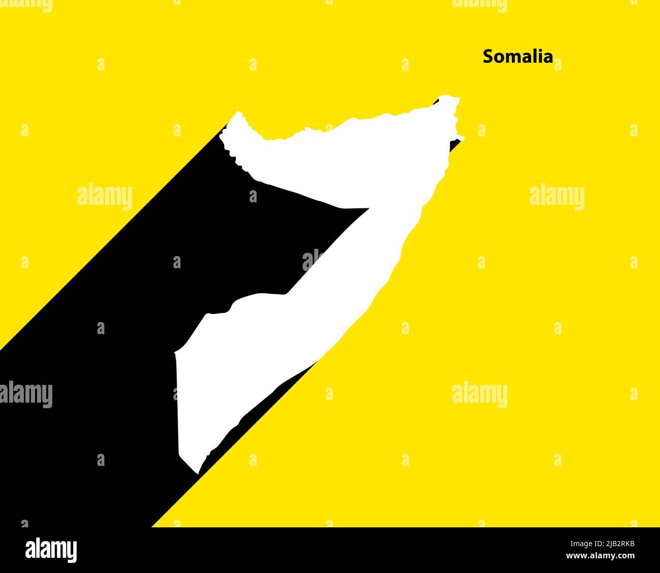Somalia map hi-res stock photography and images - Alamy