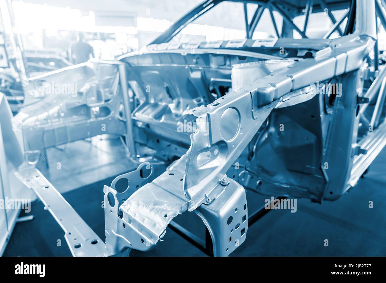 Close up of a car chassis frame Stock Photo - Alamy