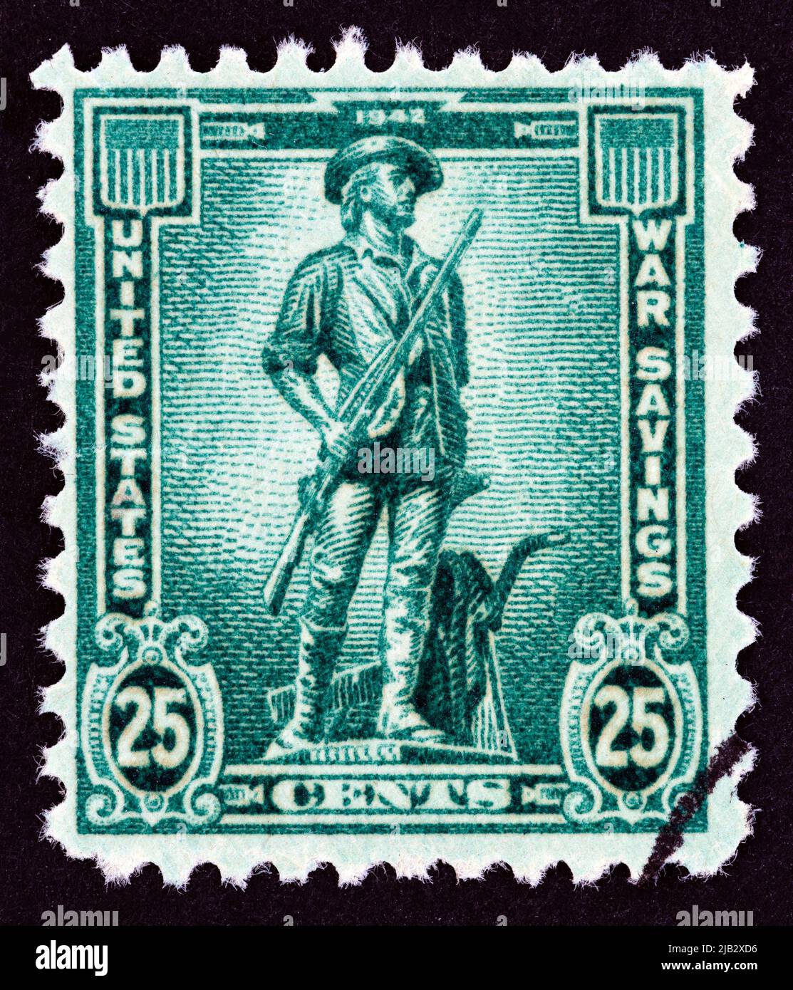 USA - CIRCA 1942: A stamp printed in USA from the "War savings" issue ...